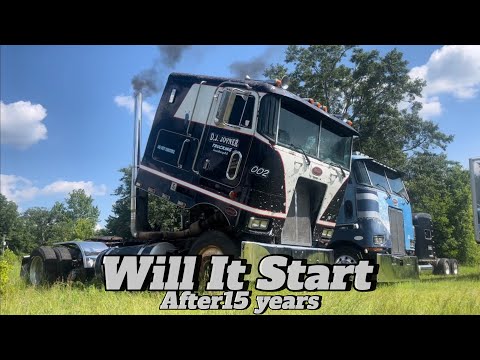 1987 Peterbilt 362 Will it Start After 15 Years In The Junk Yard