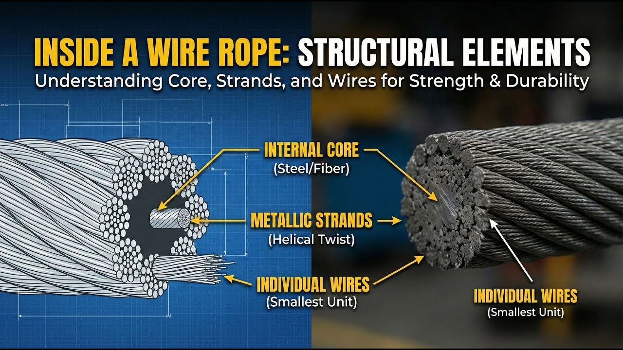 The Anatomy of Wire Rope  Core, Strands, and Wires | SSTC Technical Guide