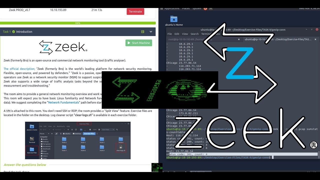Zeek - TryHackMe - Walkthrough | Tryhackme SOC Level 1 | SAL1
