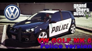 Volkswagen Golf Mk6 Police LSPD - GTA5-Mods.com