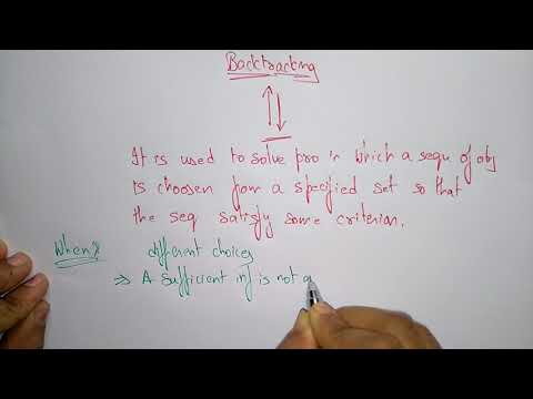 Learn Backtracking general method | Design Algorithms | Lec 52 | Bhanu Priya - Mind Luster