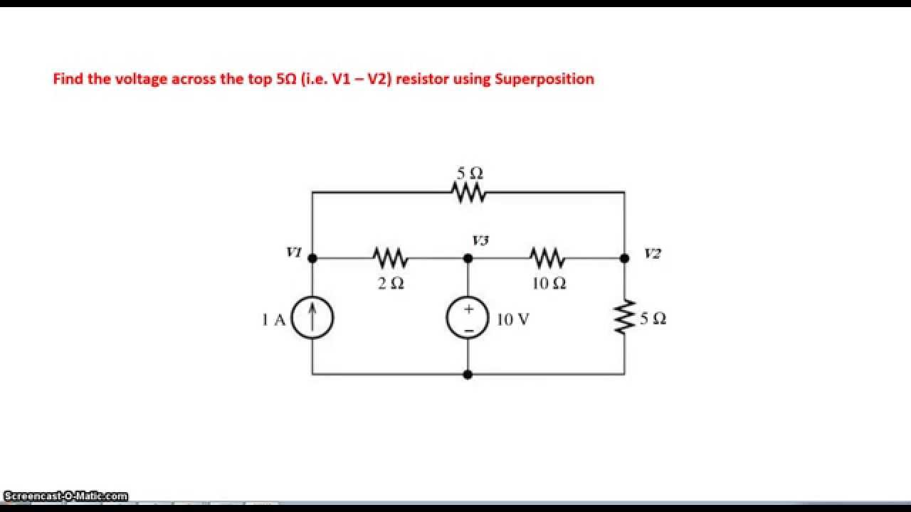 Circuit Analysis using Superposition principle