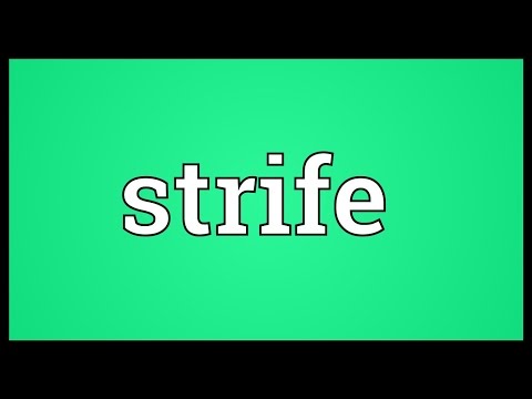 Strife Meaning
