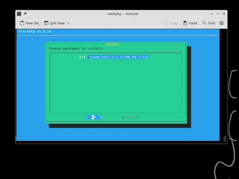 Install iucode tool slackware