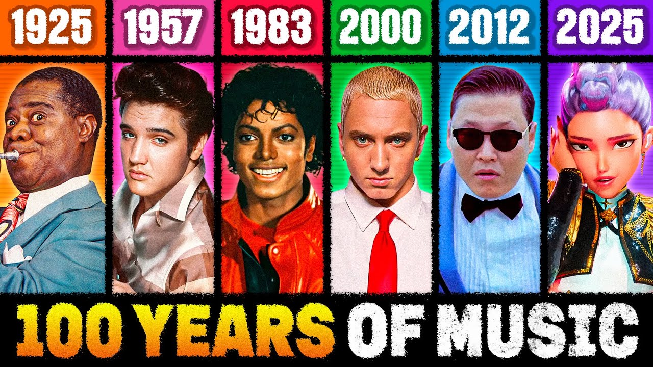 Biggest Song Each Year for 100 Years! (1925 - 2025)