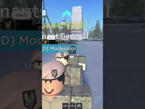 I joined UKSF in the Roblox British Army #roblox #police #games #robloxgames #roleplay #military