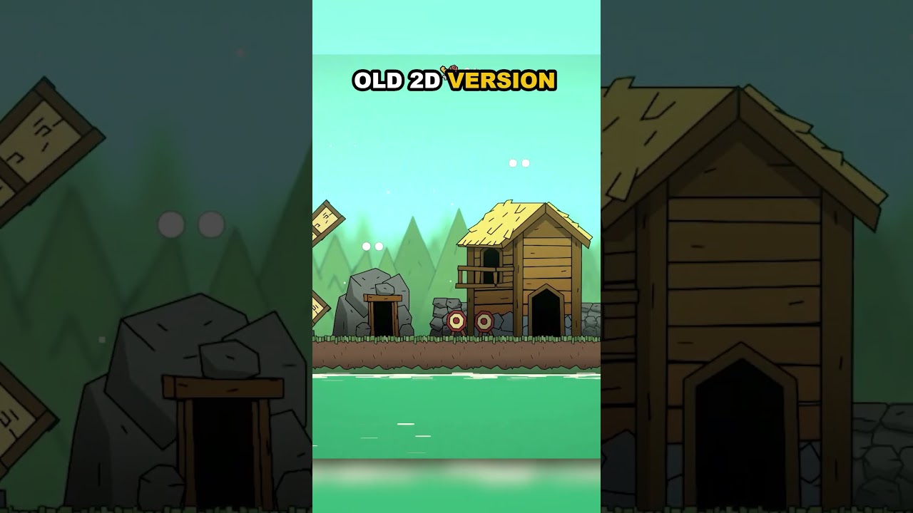 I tuned my 2D game into 3D  #gamedev #citybuilder #gaming #managementgames