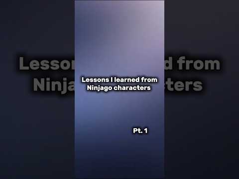Lessons I learned from Ninjago characters #shorts #short #jay #arin #lloyd #nya #kai #ninjago