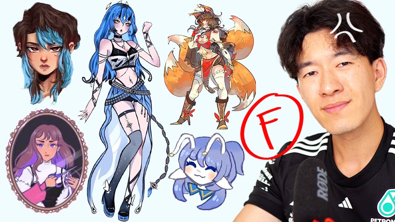 PRO ARTIST GRADES YOUR CHARACTER DESIGNS  🥀 2