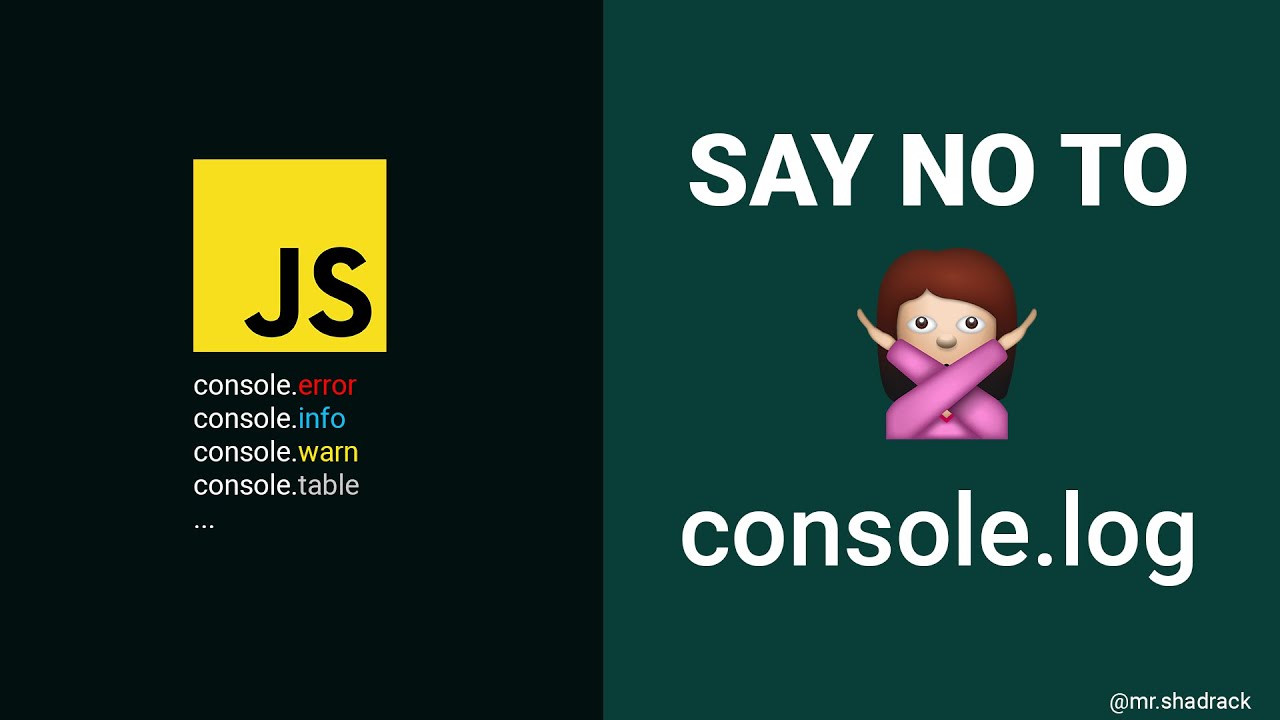 Advanced JavaScript console methods you should know