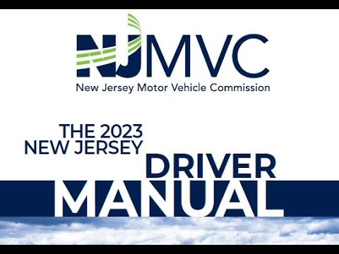 New Jersey Driver's Manual (2023 Rev) - HD Bookmarked Chapters