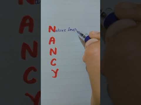 full form of name "Nancy" #shorts #fullform #shortvideo