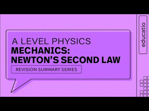 A LEVEL PHYSICS REVISION: NEWTON'S SECOND LAW EXAM QUESTIONS