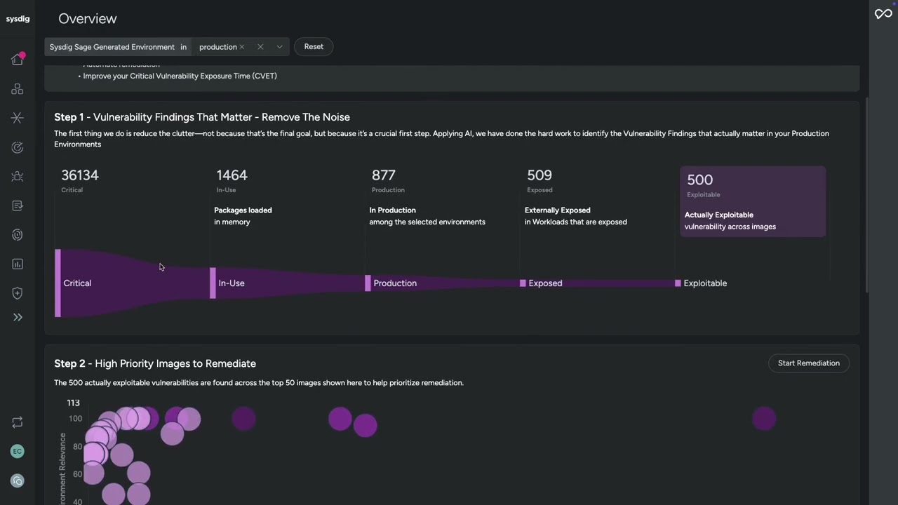 Agentic cloud security powered by Sysdig Sage™ - Demo