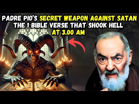 ✝️ PADRE PIO: The HIDDEN Bible Verse That Makes DEMONS TREMBLE – It Makes Satan FLEE!