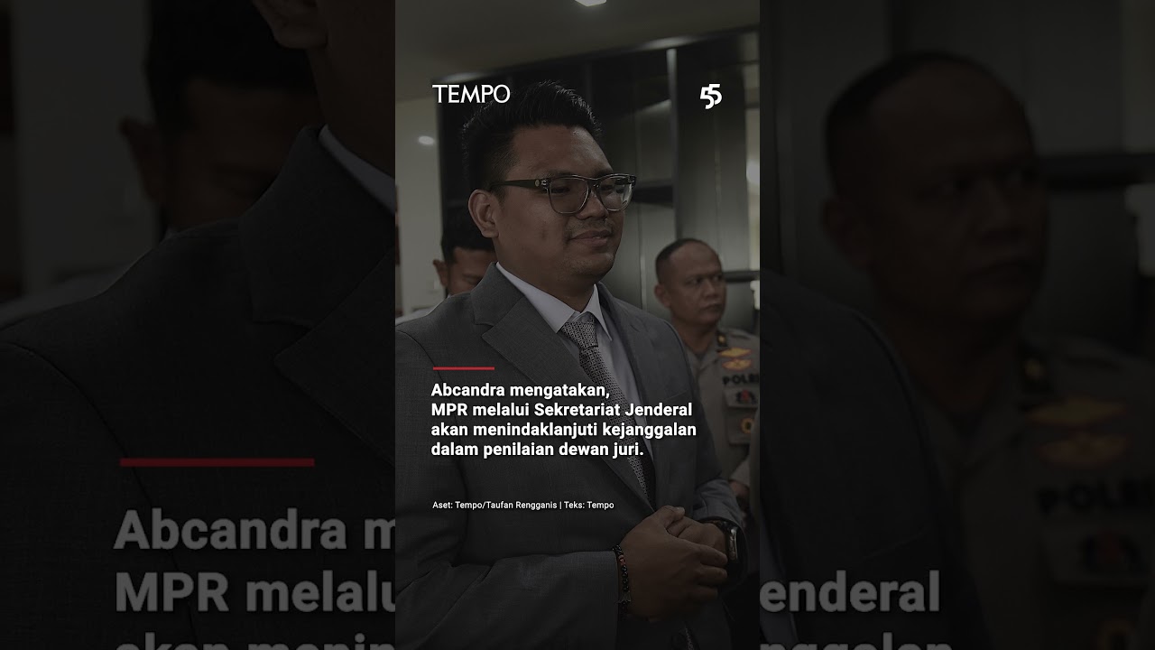 MPR Minta Maaf soal Kelalaian Juri Lomba Cerdas Cermat #shorts
