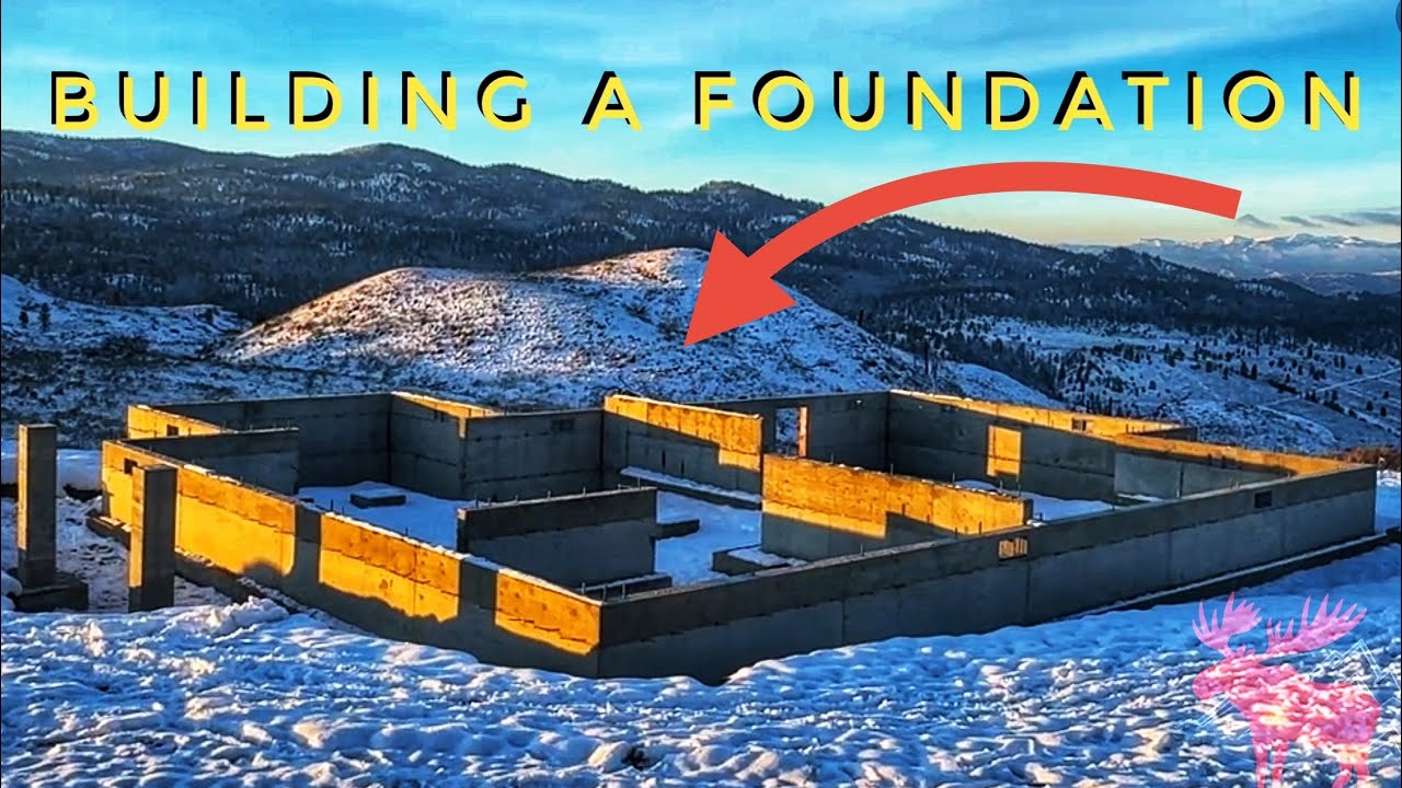 Building a Concrete House Foundation: Start to Finish (Timelapse)