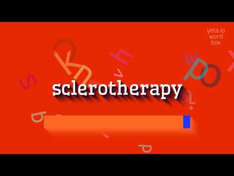 How to say "sclerotherapy"! (High Quality Voices)