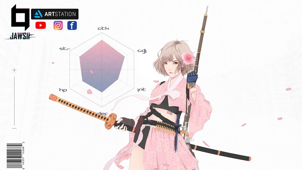 Sharon - Cyberpunk Character Design