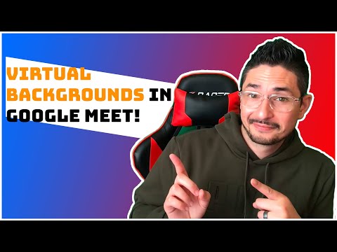 Virtual Backgrounds in Google Meet!
