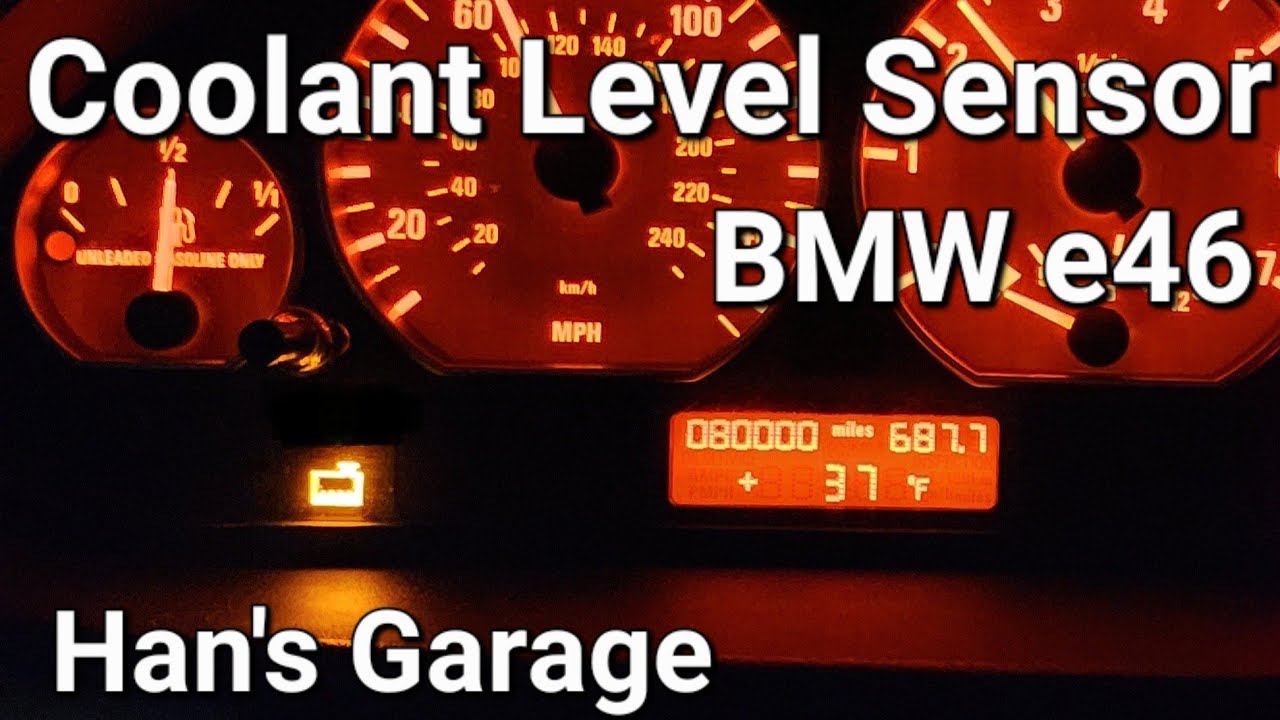 BMW e46 3 series Coolant level sensor replacement