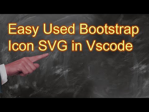 Easy Used Bootstrap svg Icons In Vscode