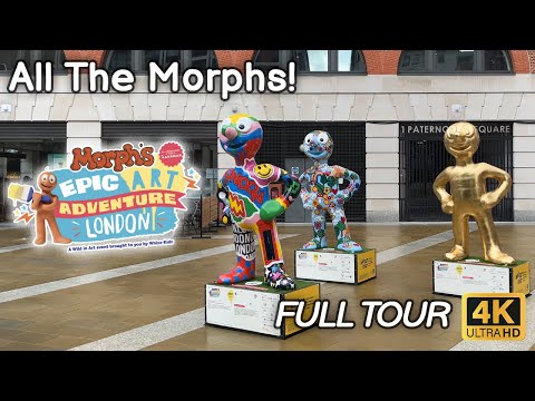 FULL TOUR of Morph's Epic Art Adventure London - Visit all the full-size Morphs