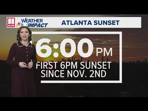 Say farewell to 5 p.m. sunsets in Atlanta