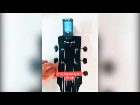 ENYA ET-03 GUITAR UKULELE TUNER DIGITAL CLIP-ON TUNER FOR GUITARS