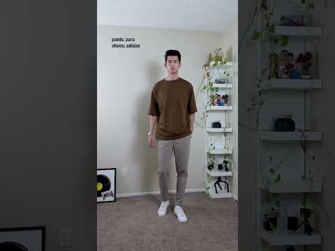 how I style Uniqlo’s U AIRism Oversized T-shirt (part 2) #shorts