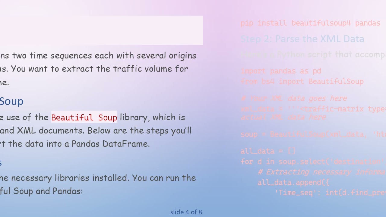 How to Efficiently Parse a Complex XML File with Python