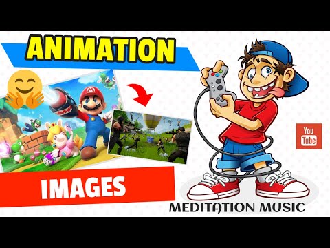 ANIMATION IMAGES + RELAXING MUSIC + MEDITATION MUSIC