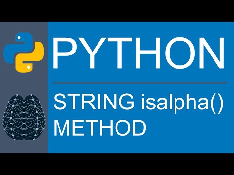 Python | Data Type | String | isalpha() Method