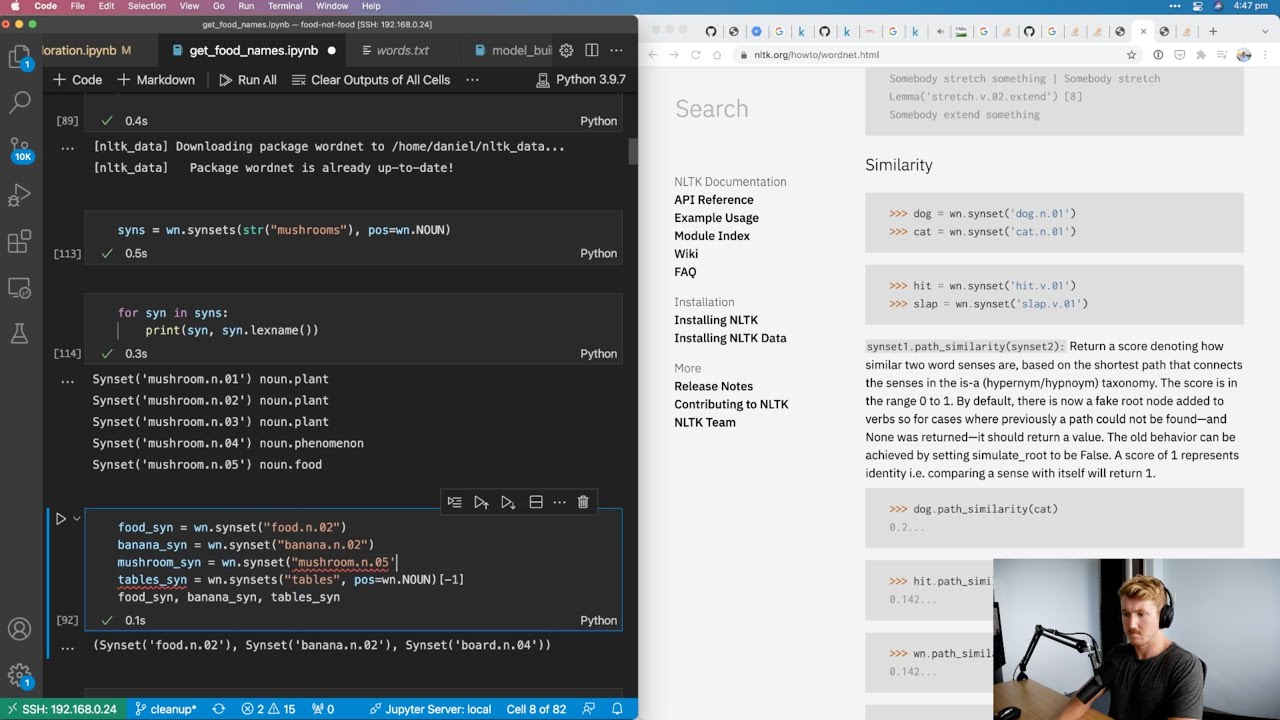 Cleaning up foodnotfood.app GitHub Repo | Python coding | Data cleaning (live)
