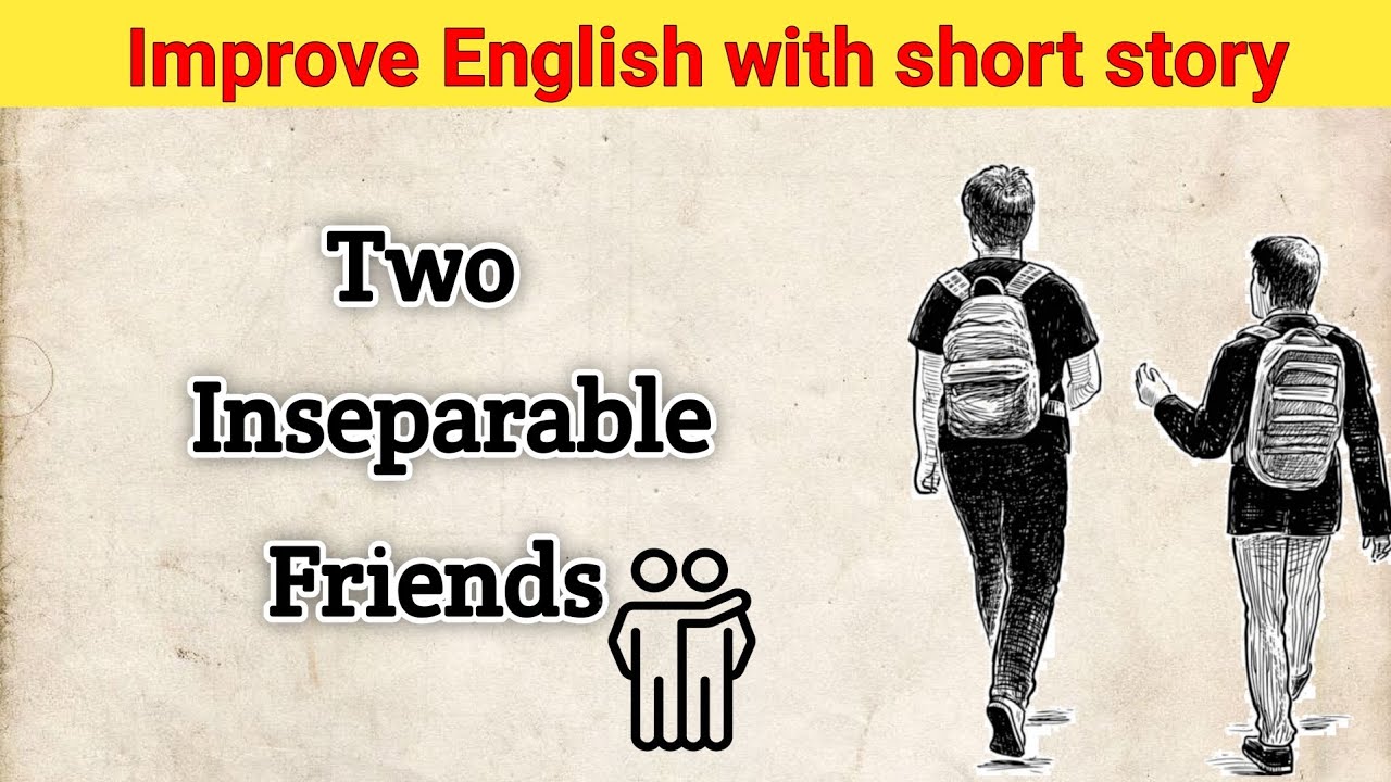 Two inseparable friends 💑🤝 / Improve english with short story..