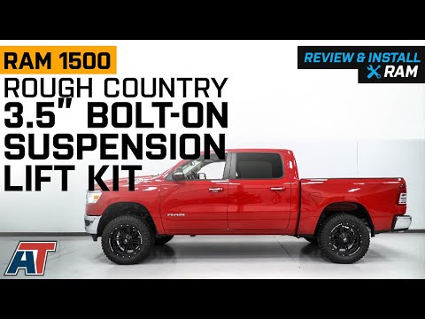 2019-2023 RAM 1500 Rough Country 3.50-Inch Bolt-On Suspension Lift Kit Review & Install