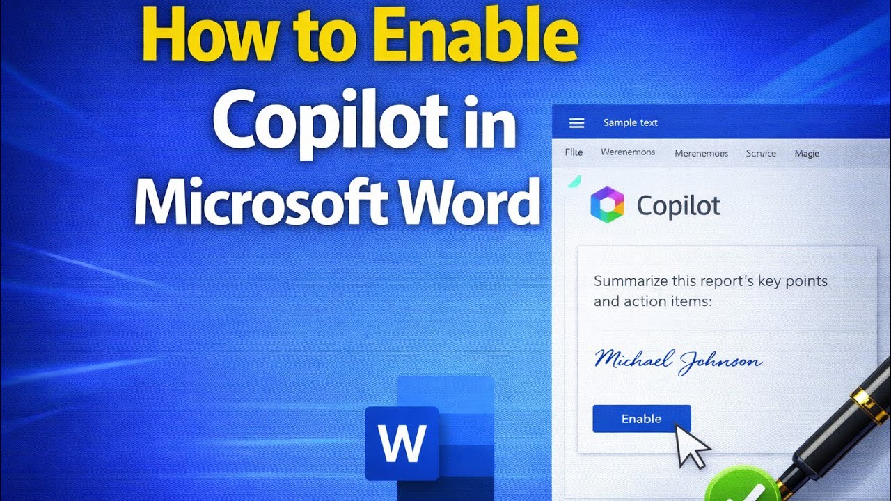 How to Enable Copilot in Microsoft Word (Step-by-Step Guide)