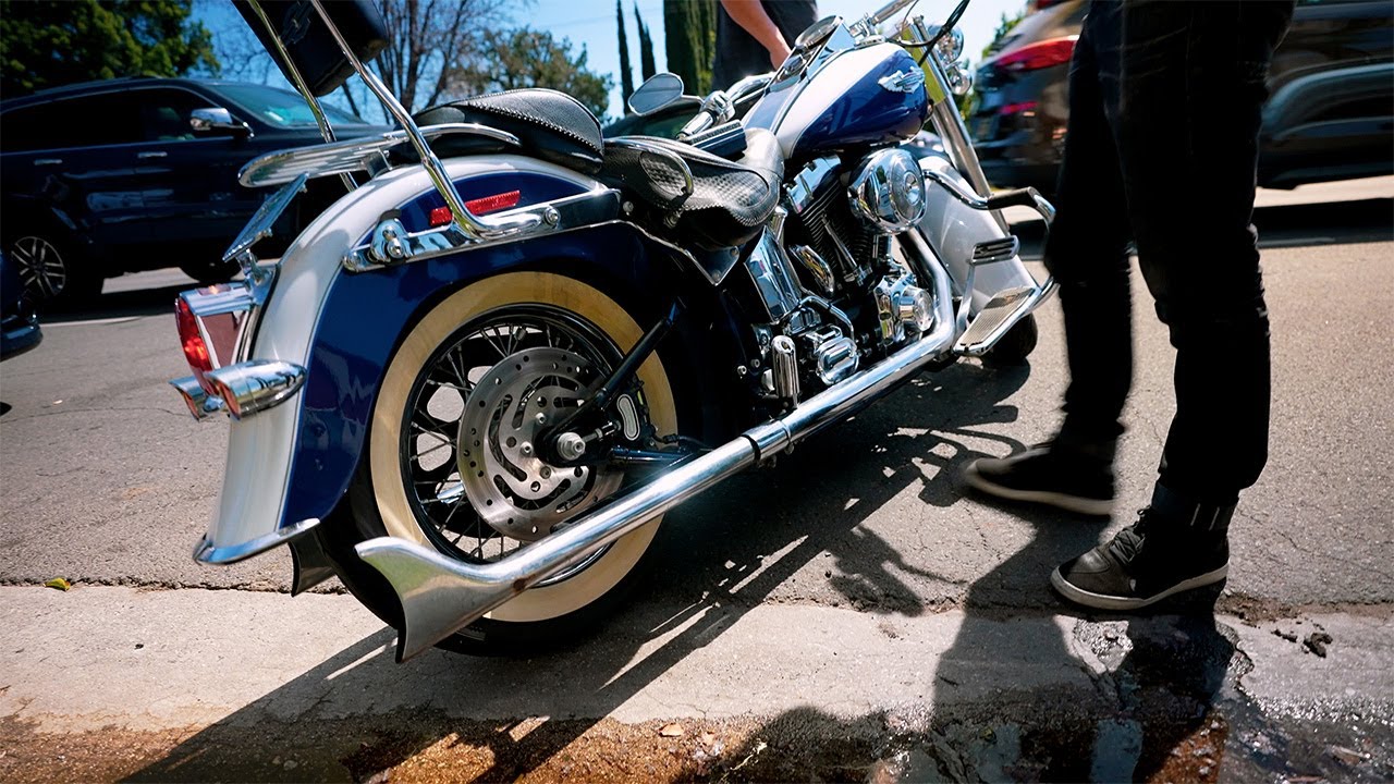 First ride on a 2006 Harley-Davidson Softail Deluxe
