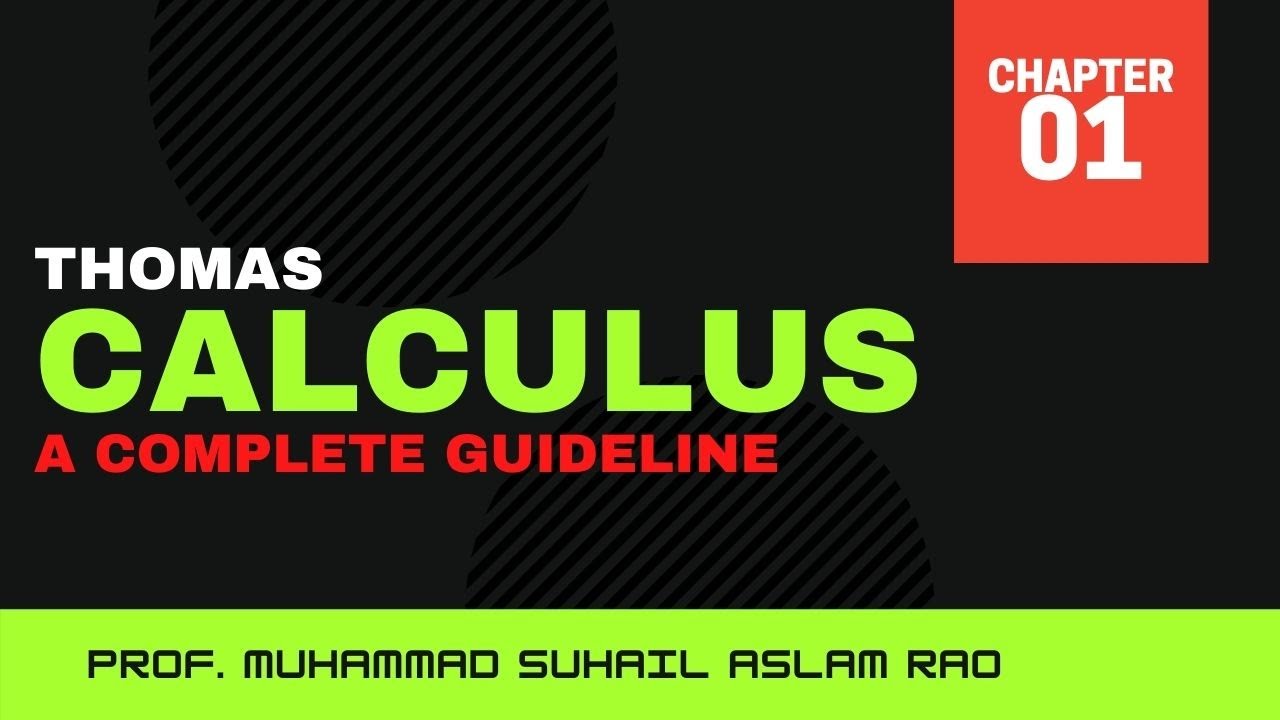THOMAS CALCULUS 12TH EDITION CHAPTER ONE
