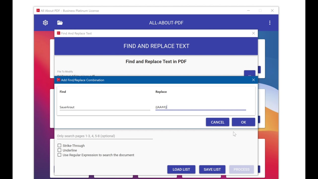 Replace Text in PDF With Random Letters And Numbers
