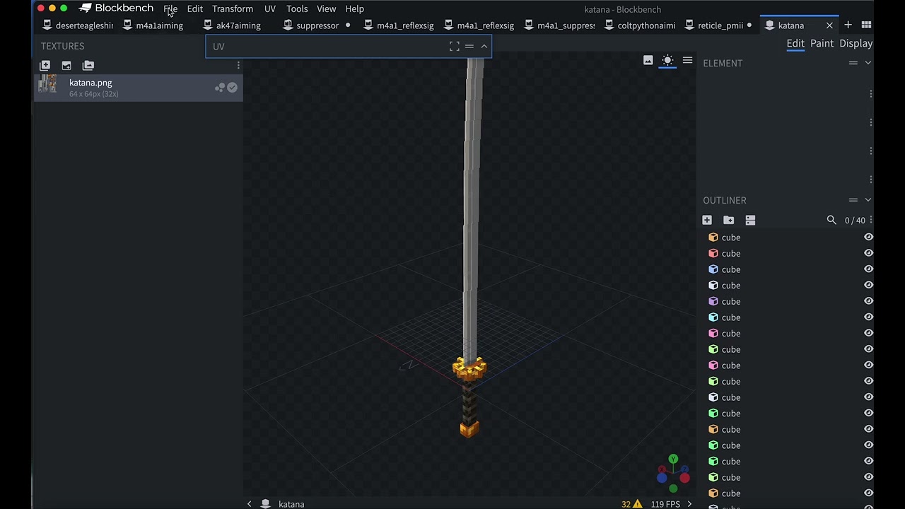 Blockbench Texture Issue