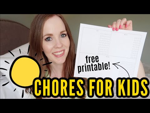 DIY SUMMER CHORE CHARTS FOR KIDS & TEENS | KIDS CHORE CHARTS + FREE PRINTABLE | CHORE IDEAS FOR KIDS