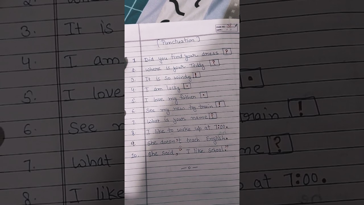 Punctuation examples #english #englishgrammar #englishlearning #information #learning #study #words