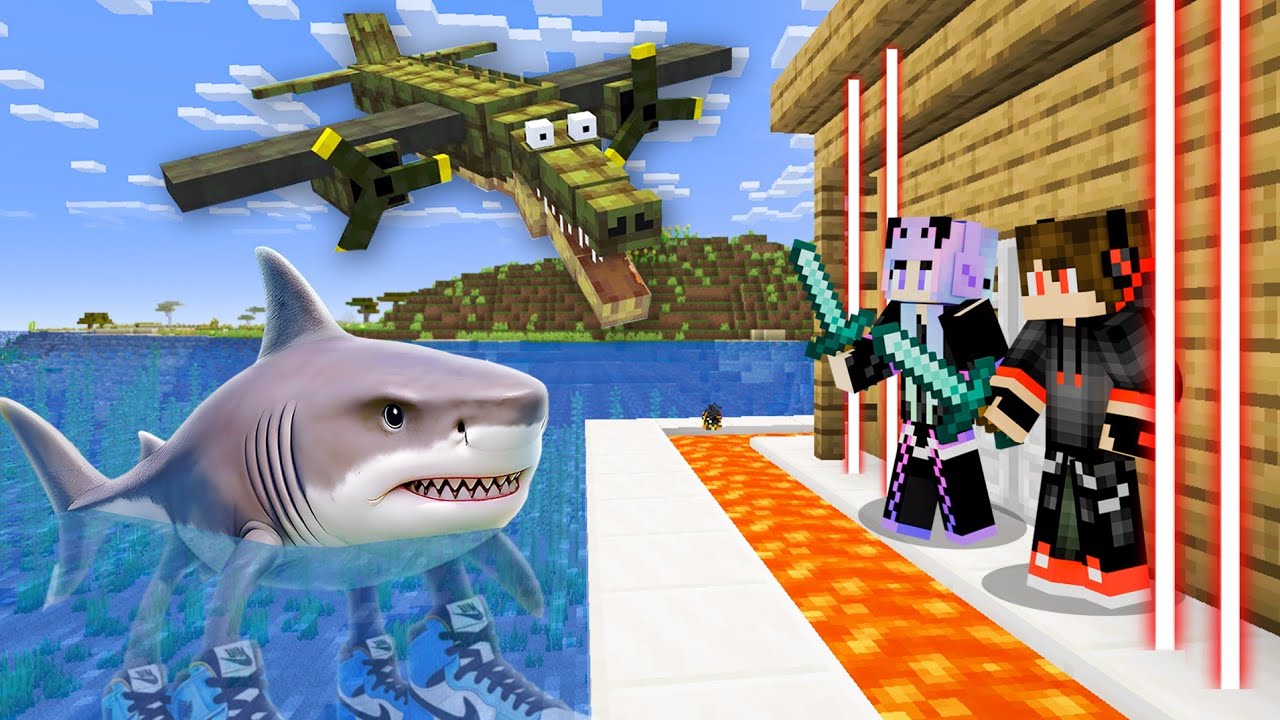 ITALIAN BRAINROT vs SAFEST SECURITY BASE In Minecraft!