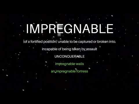IMPREGNABLE meaning • Growing English vocabulary #englishlanguage #vocabulary