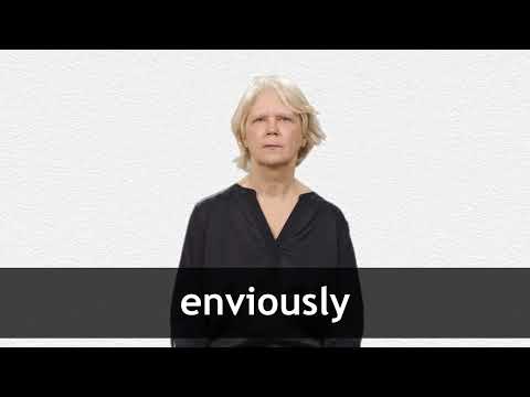 ENVIOUSLY definition and meaning | Collins English Dictionary