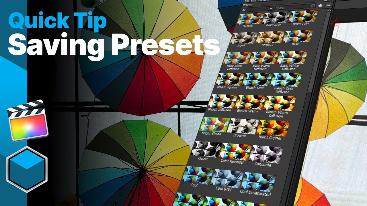 Saving Custom Presets in Color Essentials Unit