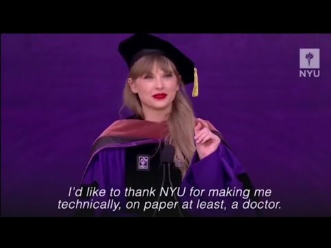Taylor Swift is Now a Doctor || Doctorate of Fine Arts at NYU #toplistmix