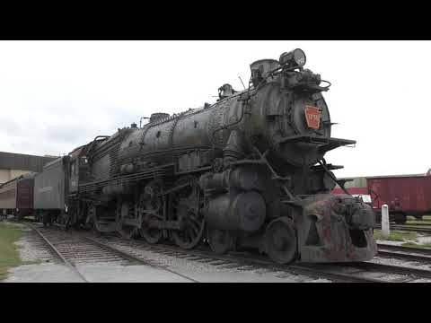 PRR 3750 steam locomotive.