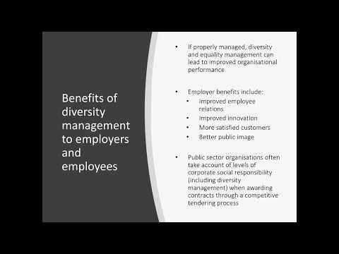 Managing Diversity in the Employment Relationship PowerPoint 2020